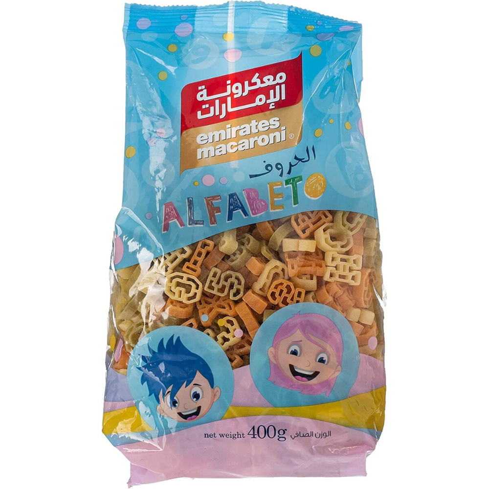 Emirates Alfabeto Tricolor Pasta 400g – Chennai Grocers