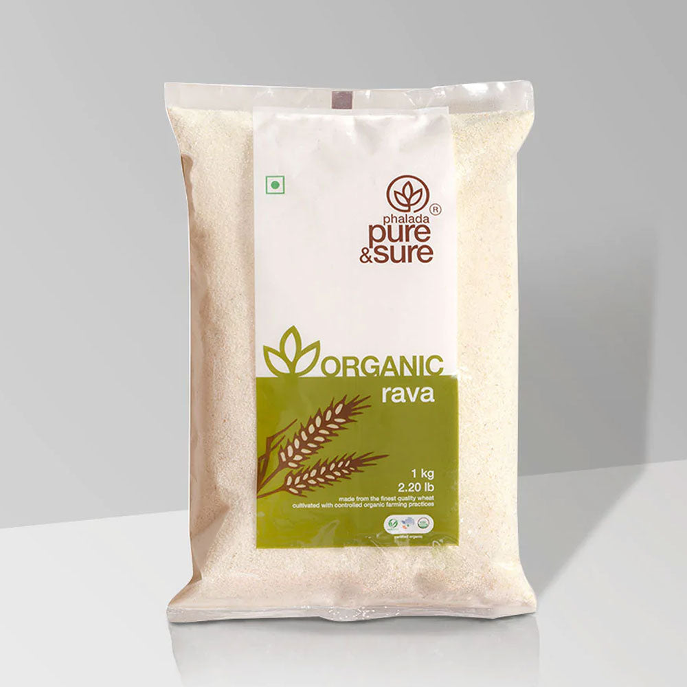 Phalada Pure&Sure Organic Rava 1Kg – Chennai Grocers