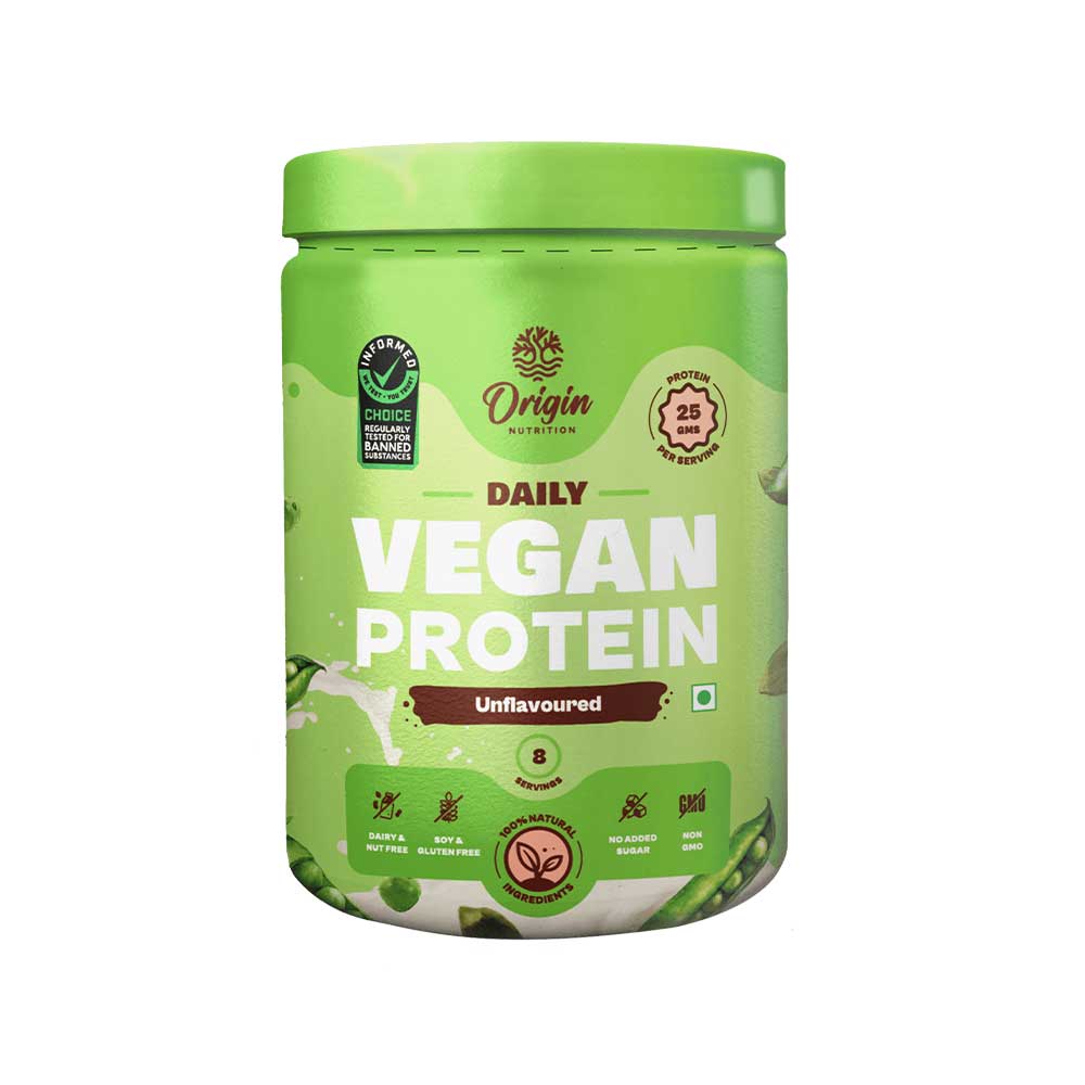 Origin Nutrition Vegan Protein Unflavoured Flavour 260G – Chennai Grocers